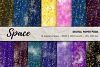 Space Digital Paper, Galaxy Background, Nebula Textures