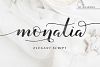 Monatia - Elegant Script (136198) | Script | Font Bundles