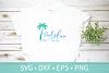 Beach Summer SVG Bundle - Surf - Sun - Waves - Palm Tree (274687) | Cut ...