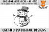Zentangle Snowman SVG for Silhouette, Cricut