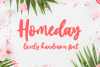 Homeday - Lovely Handrawn Font (430098) | Script | Font Bundles