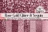 42 Rose Gold Sequin and Glitter Papers (90387) | Backgrounds | Design ...