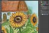 Sunflowers digital paper, set 7 pcs, rustic digital paper (153676 ...
