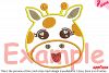 Baby Giraffe Applique Designs for Embroidery Machine Instant Download ...