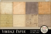 Vintage Paper Backgrounds - Vintage Texture Digital Papers