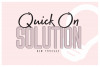Quick On & Solution (144229) | Script | Font Bundles