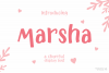 Marsha - Cheerful Font (293726) | Logo | Font Bundles