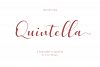 Quintella (217000) | Script | Font Bundles