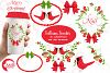 Christmas greetings embellishments, clipart, graphics, illustrations ...