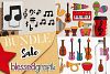 Music instruments and bands illustrations - Big Bundle (73989 ...