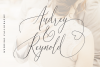 Audrey & Reynold - Luxury Script (278957) | Script | Font Bundles