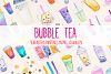 58 Bubble Tea Watercolor Graphics Paintings (157465) | Illustrations ...
