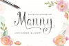 Manny Script (28693) | Handwritten | Font Bundles