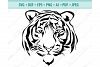 Tiger Face SVG, Head of a tiger clipart, Cats Dxf, Png, Eps (440649 ...