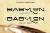 The Babylon Strong Typeface (237023) | Regular | Font Bundles