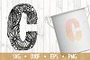 LETTER C SVG CUT FILE (300738) | Hand Lettered | Design Bundles