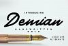 Demian - Handwritten Bold Typeface (323147) | Script | Font Bundles