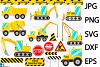 Construction Designs - Clip art / Cutting Files 88c
