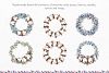 Watercolor Winter Wreaths | Clipart