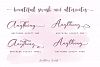 Anything Script || 8 Fonts (346474) | Calligraphy | Font Bundles
