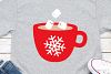 Hot Cocoa Mug SVG, DXF, PNG, EPS