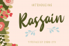 Rassain Handwritten Script (150601) | Script | Font Bundles
