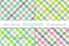 Gingham Digital Paper Pack Table Cloth Patterns