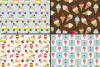 Ice cream Digital paper pack / Summer patterns / Ice cream backgrounds ...