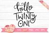 21st Birthday SVG DXF PNG JPG EPS Hello Twenty One Hello 21 (299167 ...