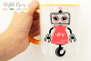 Robots SVG / EPS / DXF Files (133324) | SVGs | Design Bundles