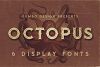 Octopus - Vintage Style Font (38594) | Display | Font Bundles
