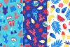12 Summer Seamless Patterns