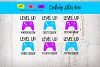 Level Up Bundle, Back to School Bundle, Gamer, SVG DXF PNG