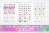 Functional Planner Sticker Set #1101 (256959) | Stickers | Design Bundles