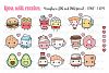 Perfect match clipart set - Kawaii food - Best Friend - Love (520206 ...