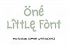 One Little Font (20658) | Handwritten | Font Bundles
