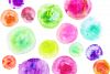 Watercolor Clipart Circles Watercolor Splotch Hand Painted (123626 ...