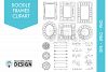Doodle Frames Clipart, Digital Labels Clipart (87319) | Decorations ...