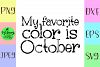 My favorite color is october svg, fall svg (346056) | SVGs | Design Bundles