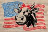 Heifer Zentangle american flag SVG USA cowgirl 1456S (274989) | SVGs ...