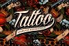 Tattoo seamless background (258902) | Backgrounds | Design Bundles