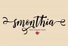Smonthia Script (108240) | Calligraphy | Font Bundles