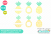 Pineapple Monogram Frame SVG Set (285821) | SVGs | Design Bundles