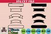 Embellishment Banners SVG Cut File