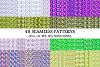 48 Seamless Geometrical Patterns (344343) | Patterns | Design Bundles