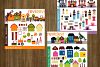 Build your own - clip art bundle - DIY farm, castle, house (81261 ...
