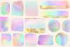 Rainbow and Gold Watercolor Elements (474989) | Patterns | Design Bundles