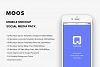 Moos - Mobile Mockup Social Media (16857) | Mock Ups | Design Bundles