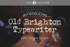 Old Brighton Typewriter - Font (220612) | Regular | Font Bundles