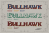 Bullhawk Layered Font Extra (274153) | Other | Font Bundles